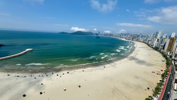 Amplo Ap Alto Padrão Vista Paradisíaca Frente Mar - Balneário Camboriú