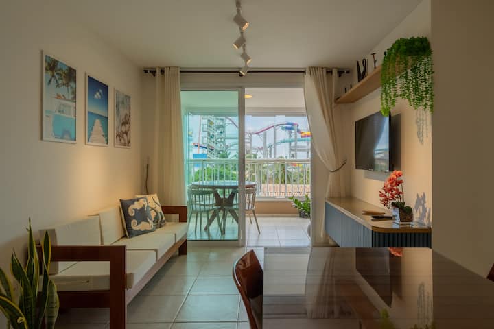 Apartamento A 200m Beach Park/ Vista Mar - Fortaleza