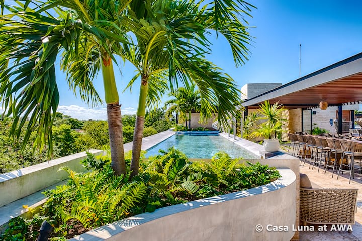 Casa Luna • Resort-style Luxury • 3br Awa Playacar - Playa del Carmen