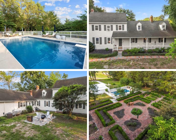 Stunning Home W/private Pool, Garden & Firepit - Salisbury, MD