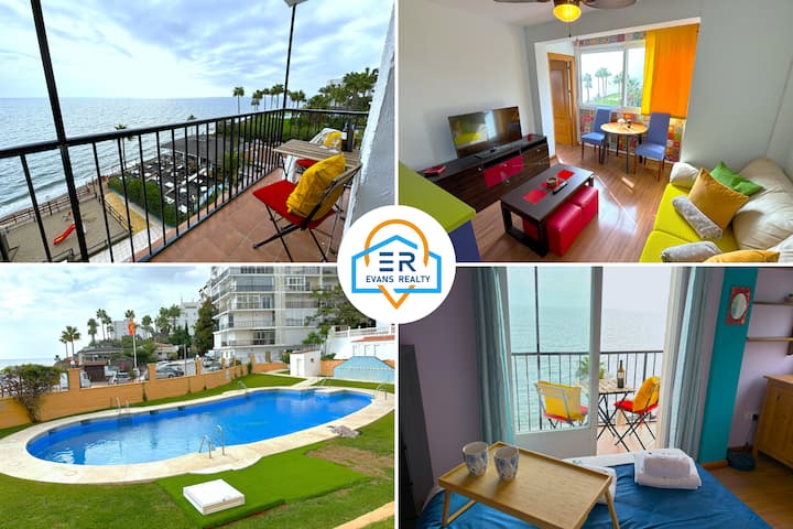 Evans Realty (Bg) - Beachfront + Pool + Views - Calahonda