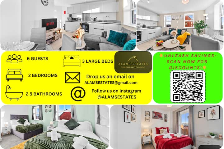 Work Trip Ready | Spacious 2br Home | Free Parking - Leeds