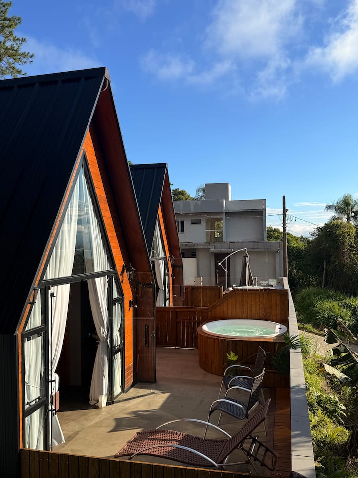 Chalé2,jacuzzi Privativa, Beto Carreiro, Vista Mar - Penha