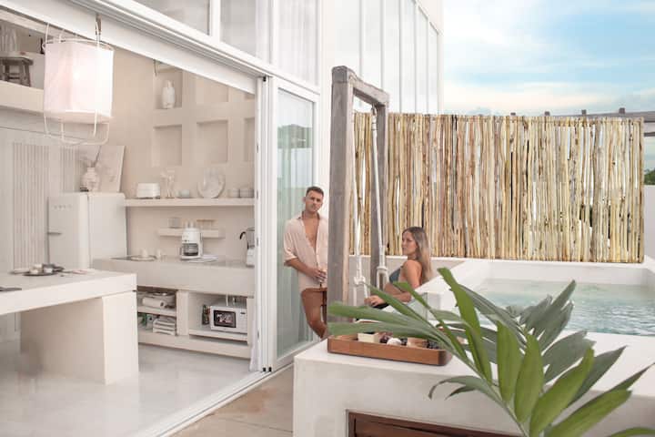 Free Moped - 2 Story Ph Private Rooftop - Tulum