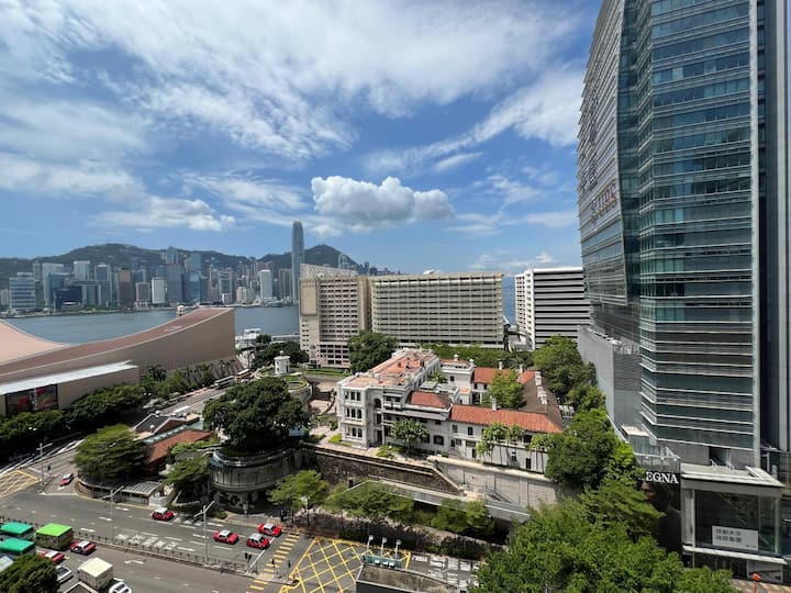 High Floor, Harbour View, 800sqft, Hankow Center - Central