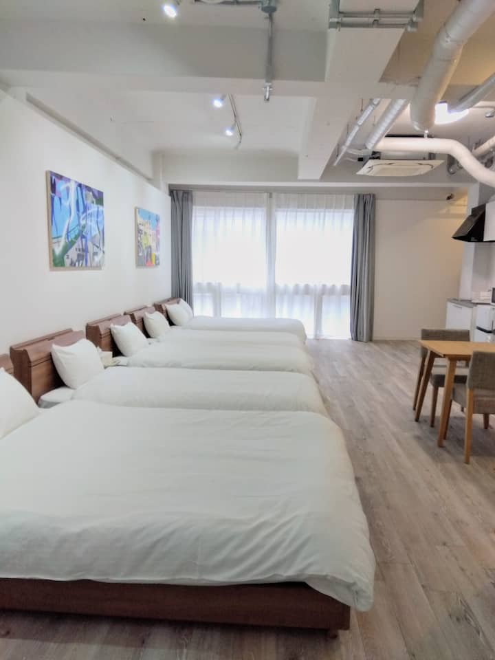 肴町街舎　浜松駅まで徒歩11分・最大9名まで宿泊可！メゾネットタイプ！ - Hamamatsu