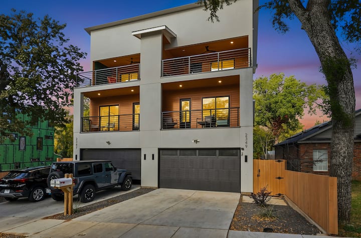 5 Mins To Downtown- Games, Luxury & Sunset Balcony - Dallas