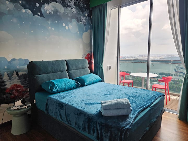 New! Rgb + Christmassy (Pte Jacuzzi, Free Parking) - Johor Bahru