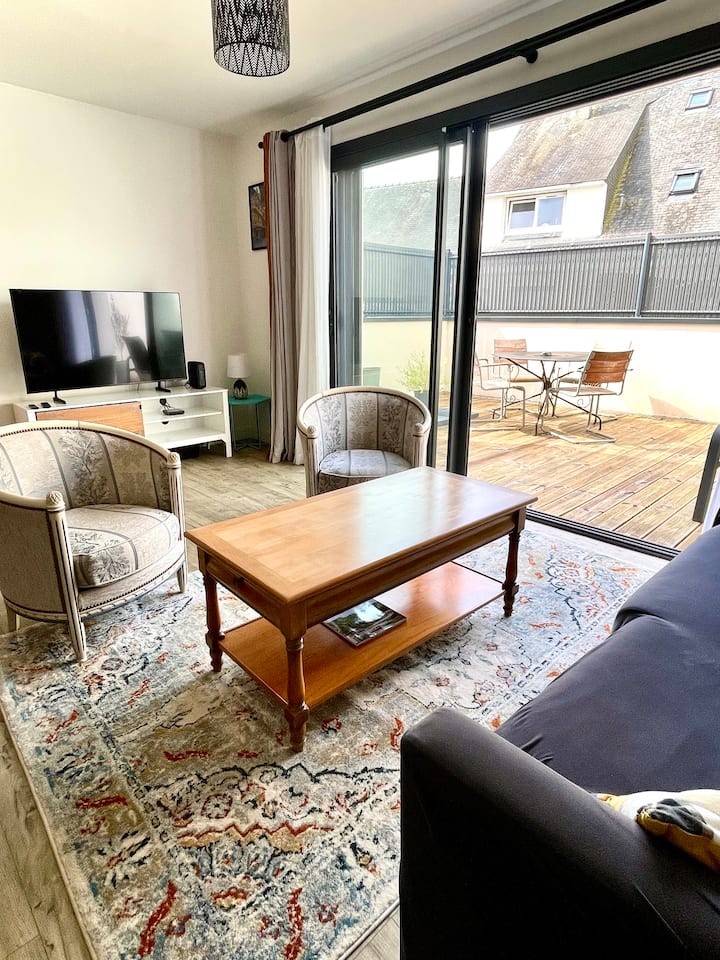 Duplex Calme, Terrasse, Centre Auray - Auray