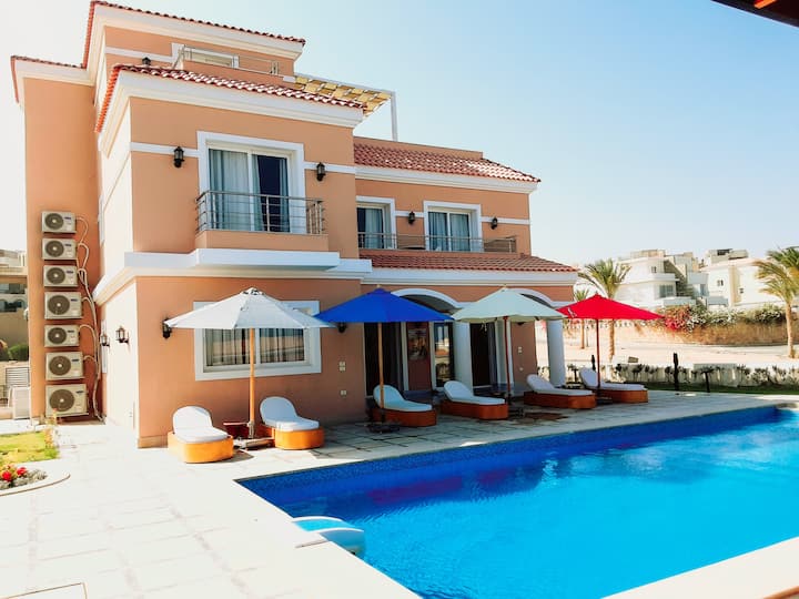 Private Villa Heated Pool, Spa And Gym - Hurghada