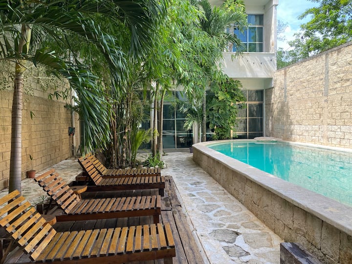 Luxury Home With Big Pool And Rooftop Jacuzzi - Tulum
