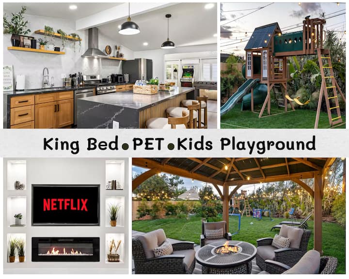 Beautiful Home Near Disneyland / King Bed /Pet - Garden Grove, CA