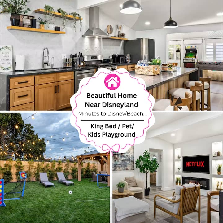 Beautiful Home Near Disneyland / King Bed /Pet - Buena Park, CA