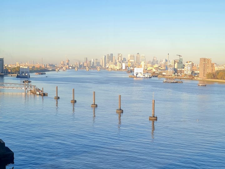 Riverside 2bed Flat Amazing View - Woolwich