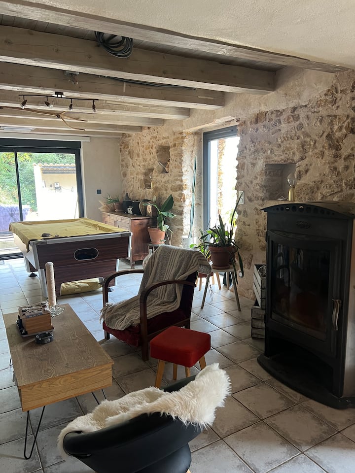 Maison De Charme Avec Piscine - Vallon-Pont-d'Arc