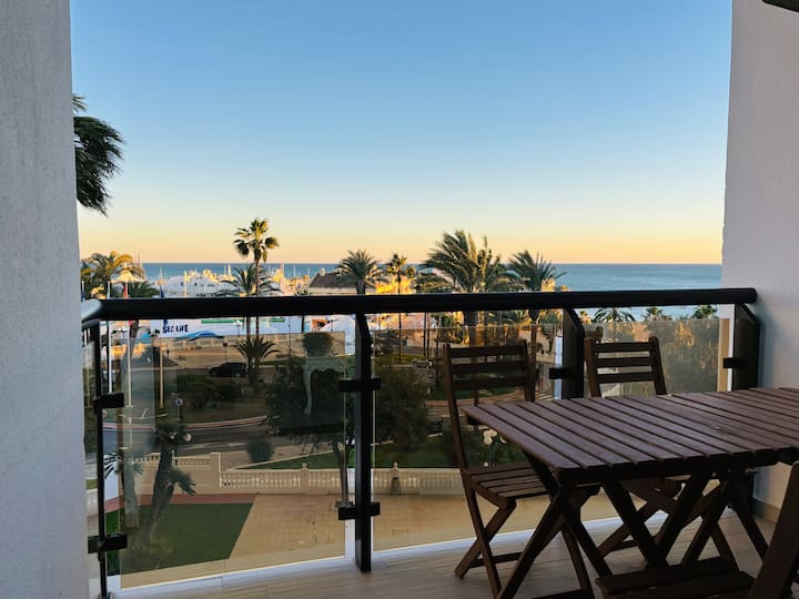 Apt 2 Dorm Puerto Marina Vista Frontal Al Mar - Benalmádena