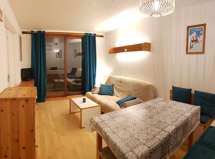 Appartement 7 Pers Aux Pieds Des Pistes - Le Corbier