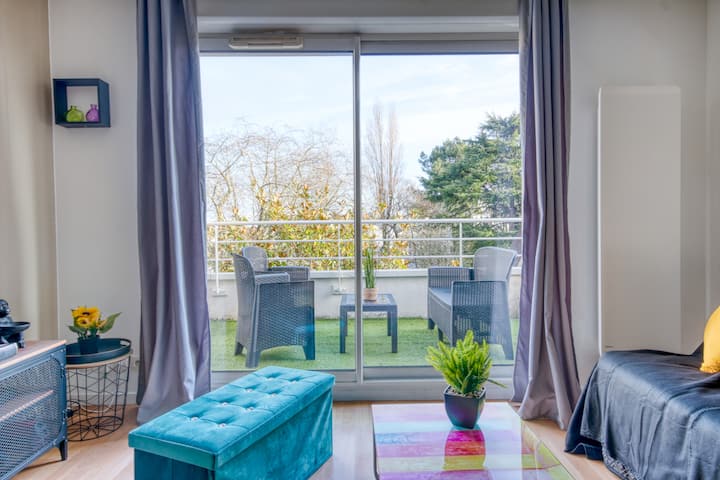 Le Cémaé - T3 Paisible Avec Terrasse à Vannes - La Cohue - Musée des Beaux Arts de Vannes