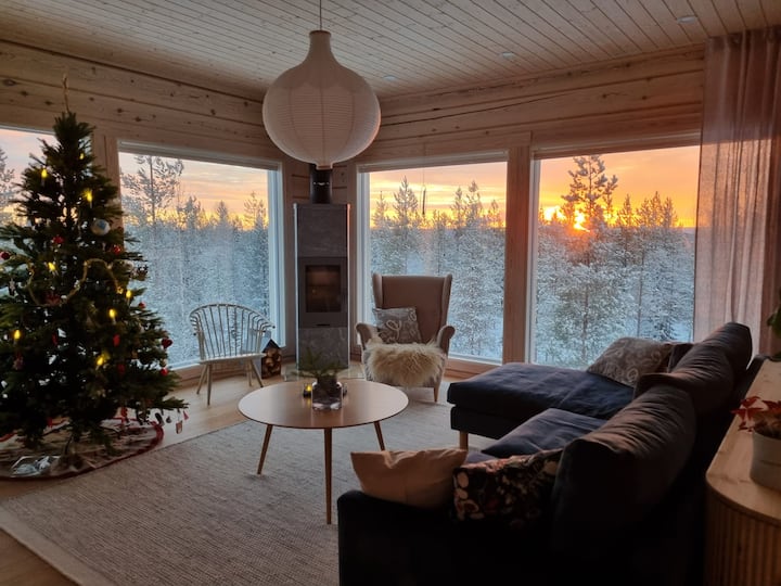 Unique Log House With A Hot Tub - Rovaniemi