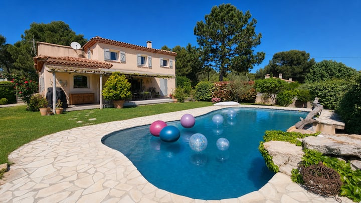 Villa Piscine & Terrain De Jeux-10min De Cassis - Roquefort-la-Bédoule