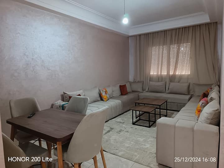 Appartement Résidence Fermée Proche Aéroport M.v - Bouskoura