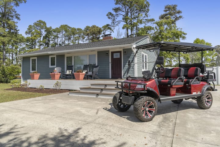 High Tide Retreat|golf Car·downtown Beaufort·boats - Beaufort, NC