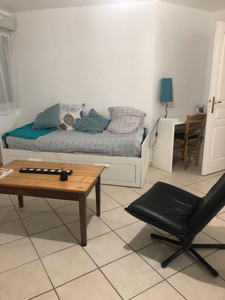 Grand Studio Proche Centre-ville Quartier Calme - Dijon