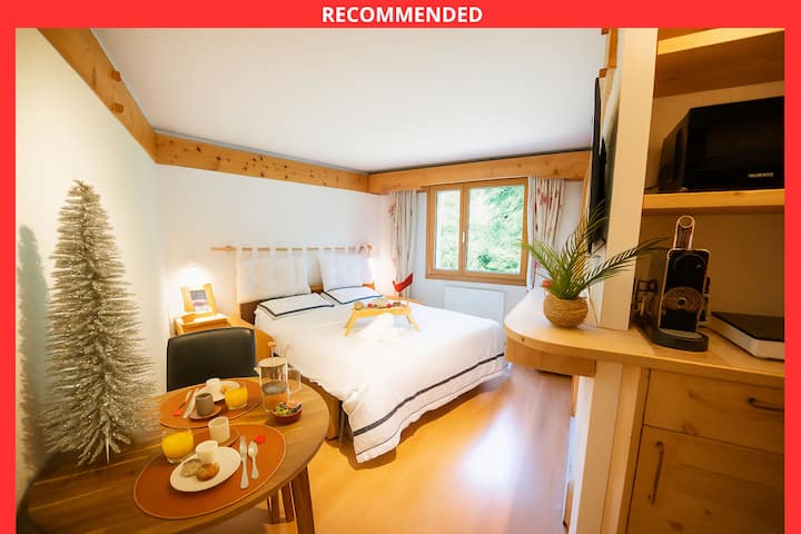 Studio Dans Les Nuages Luxe Alpin 4* Cosy&piscine - Villars-sur-Ollon