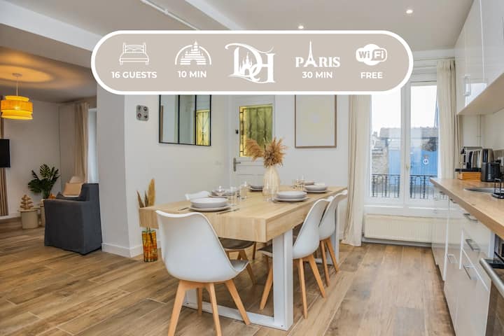 Dreamland House • 16 Pers • 10 Min Disneyland - Île-de-France