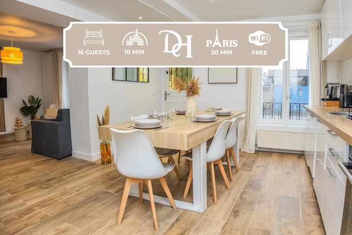 Dreamland House • 16 Pers • 10 Min Disneyland - Île-de-France