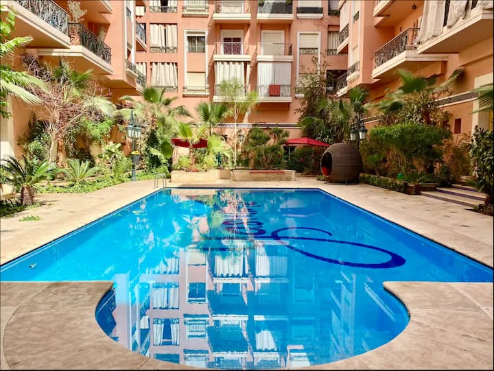 Central Urban Oasis - Pool & Parking @Majorelle - Marrakesh