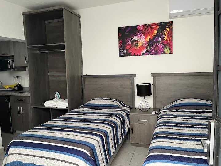 2-bed Studio Near Civil Hospital - Guadalajara