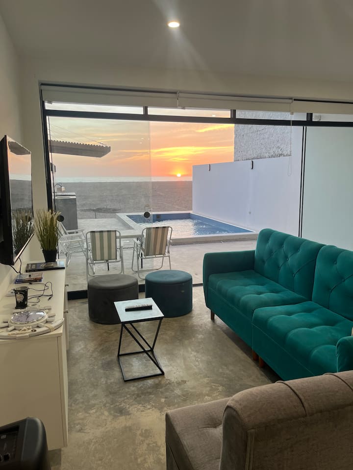 Casa De Playa Cañete +Pet Friendly+wifi+ Piscina - San Vicente de Cañete