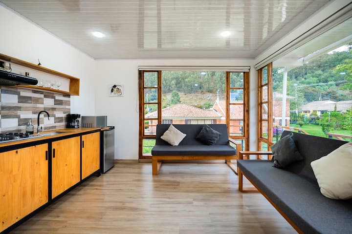 Apto: Camprestre Con Wifi Rapido Y Netflix Piso 2 - Tenjo