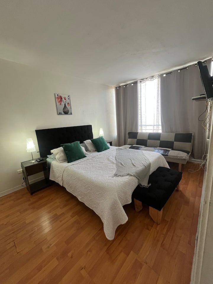 Arriendo Dpto Diario Metro Santa Lucía - Santiago