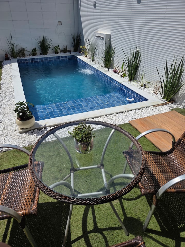 Casa Inteira • Mesmo Lado Da Praia Com Piscina - Bahía