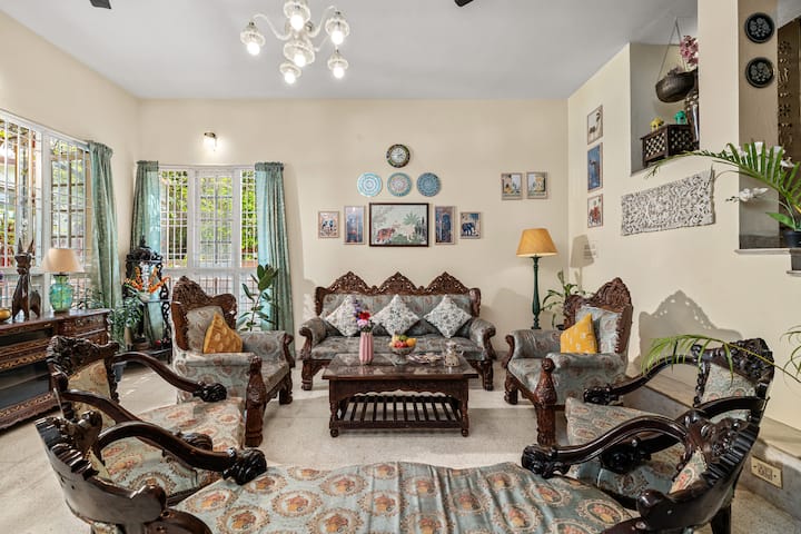 Heritage Haven 5 Bhk Party Friendly Spacez Villa - Bangalore