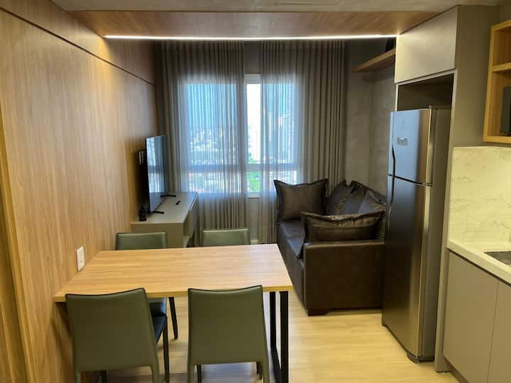 Um Belíssimo Flat No Blend Smart Style, 19° Andar. - Goiânia