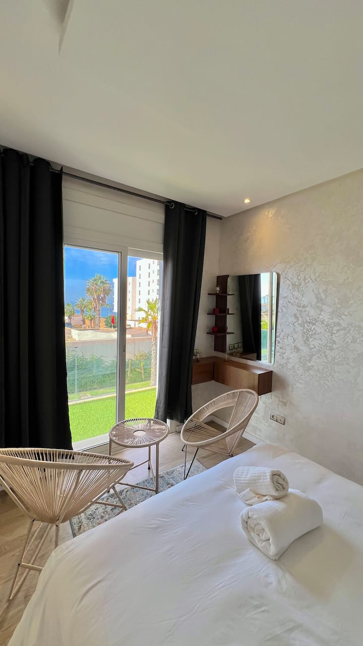 Luxe & Confort Vue Mer Parking Privé - Rabat