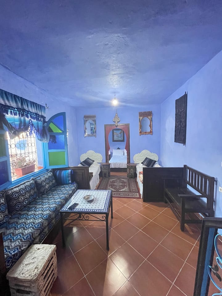 Dar Mdaqa:2nd Floor Flat : Charming + Terrace - Chefchaouen