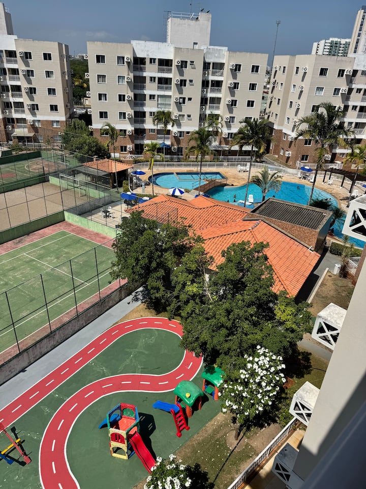 Ap Com Ar Condicionado Em Ambos Quartos - Aracaju