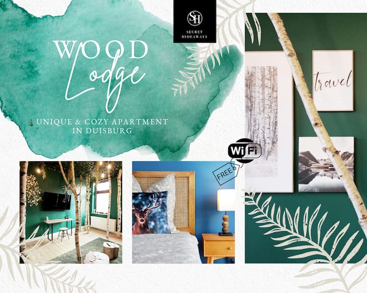 Secret Hideaways: Wood Lodge Mit Kinderzimmer - Duisburg