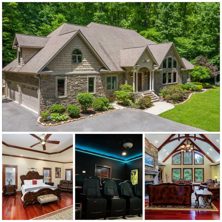 Sleeps 35+|cinema|fitnesscenter|full Arcade|parlor - Townsend, TN