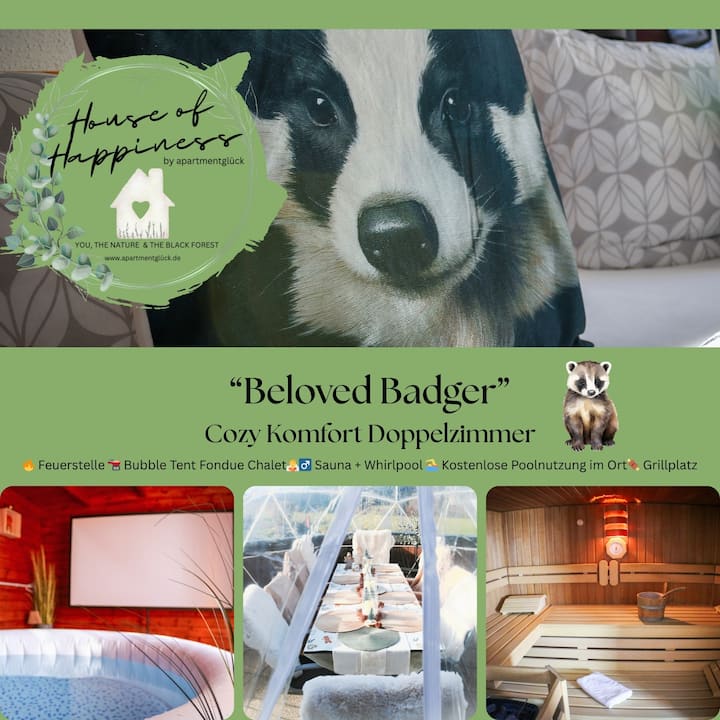 "Beloved Badger" Im House Of Happiness (5) - Schluchsee