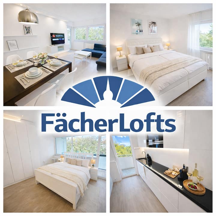 Zentrale 3-zi Wohnung Karlsruhe | 2 Balkone & Wlan - Karlsruhe