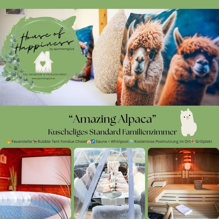"Amazing Alpaka" Im House Of Happiness (14) - Schluchsee