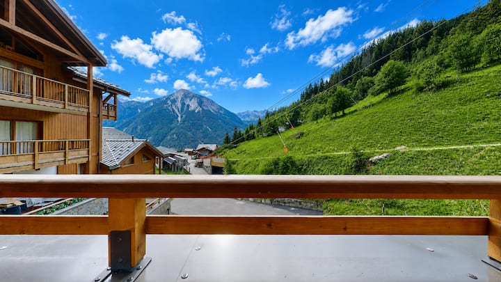 Pied Des Pistes  Terrasse Xxl & Vue Montagne - La Plagne