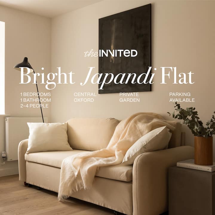 Bright Japandi 1br Flat • Central Oxford • Garden - Oxford