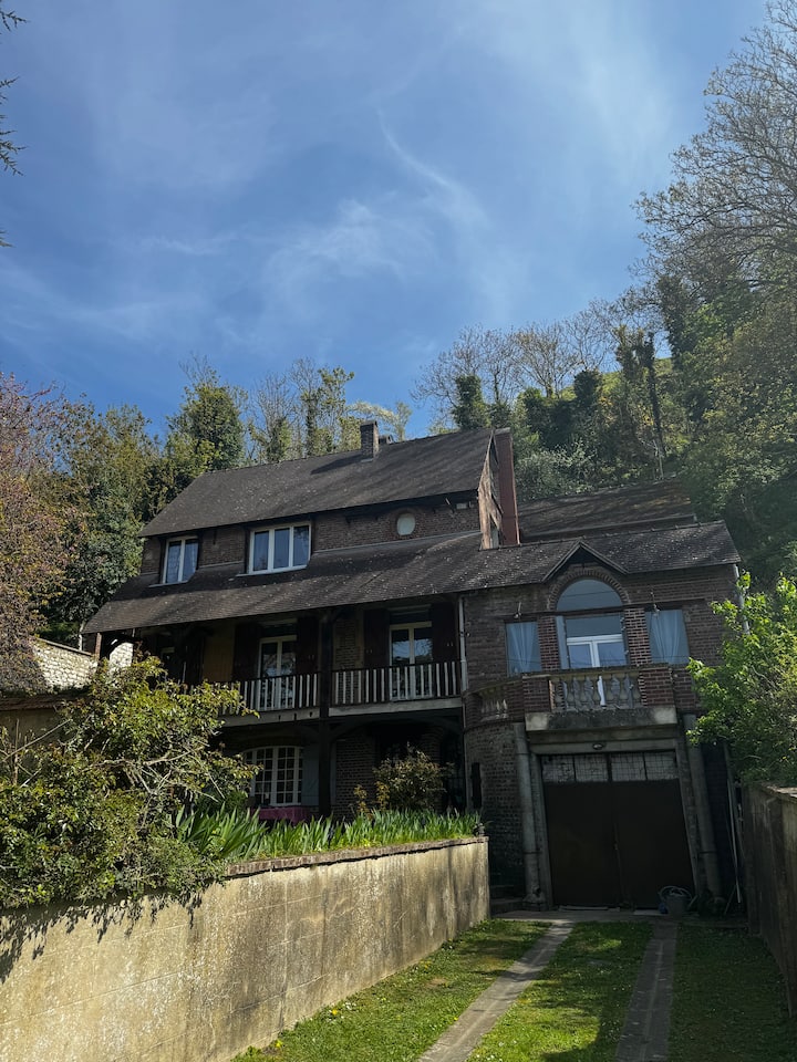 Manoir Du Château Gaillard (Xixe) - Jardin, Patio - Les Andelys