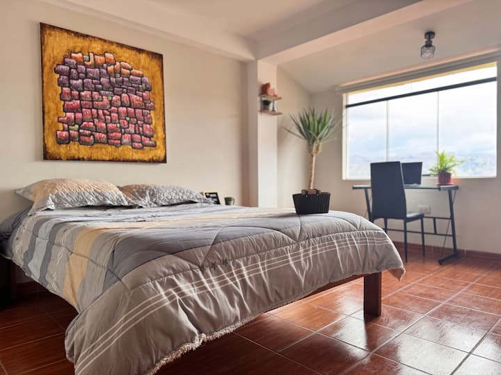 San Blas: Habitación Privada Con Gran Vista - Cusco